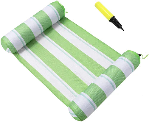 JOYIN Inflatable Hammock Pool Lounger, Green, FOB KS