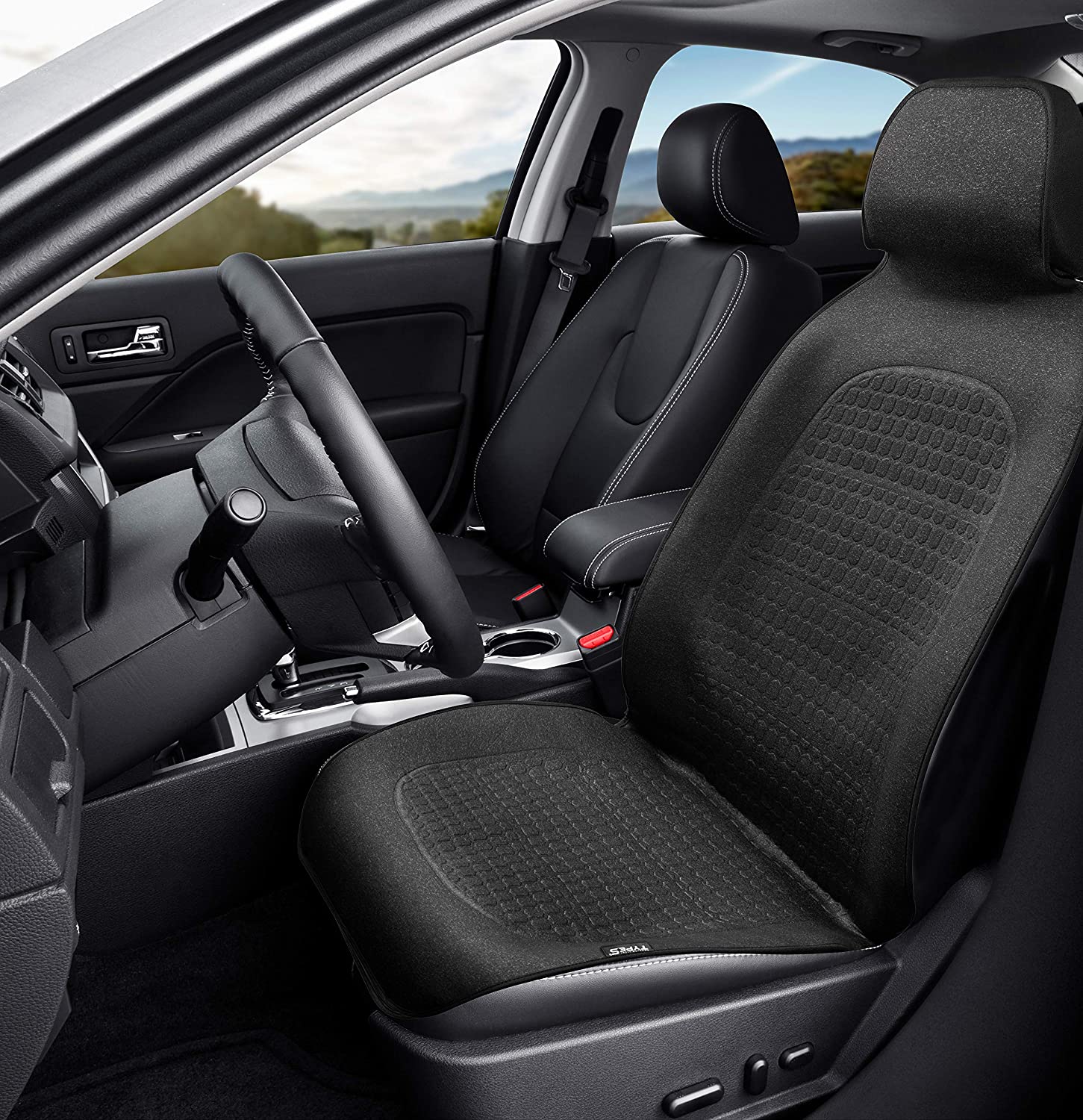 Type S Black Automotive Seat Cover